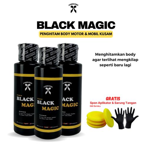 Promo BLACK MAGIC Penghitam Body Motor Premium Dashboard Pengkilap ...