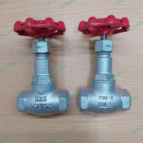 Jual Globe Valve Kitz Drat 1/2" inch FCD-S jis 10K Cast Iron - Jakarta ...