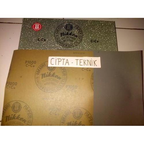 Jual Amplas Kertas Nikken Grit Halus 1000 1200 1500 2000 Asli Japan ...