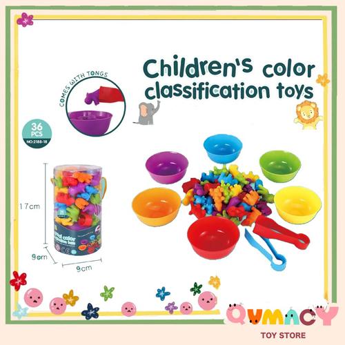 Jual Color Classification Toys Mainan Montessori Anak Berhitung dan ...