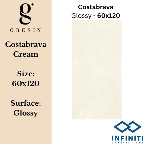 Jual Costabrava Cream Infiniti | 60x120 | Glossy | Infiniti Granite ...