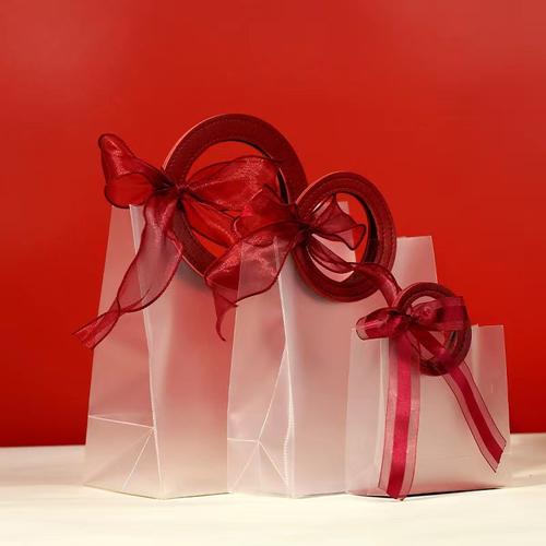 Promo Tas Mika PVC Doff Premium / Goodie Bag Ulang Tahun ( Gagang Bulat ...