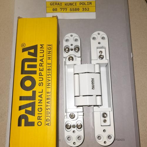 Jual Engsel pintu tanam PALOMA IHP 808 P80 Matte white invisible hinge ...