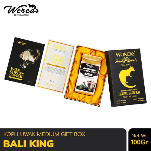 Jual WORCAS Kopi Luwak Liar Bali King 100gr - Medium Gift Box - Jakarta ...