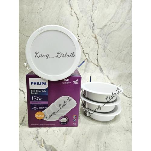 Jual Philips Downlight LED Meson 59464 13W 65K Putih - Paket 2 Gratis 1 - Isi 4 - Kab. Karawang ...