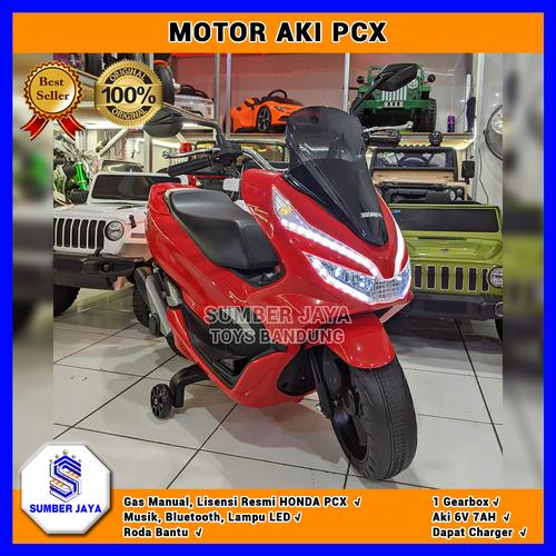 Jual Mainan Motor Aki Anak PCX Lisensi Honda Original PMB m988 SNI PCX ...