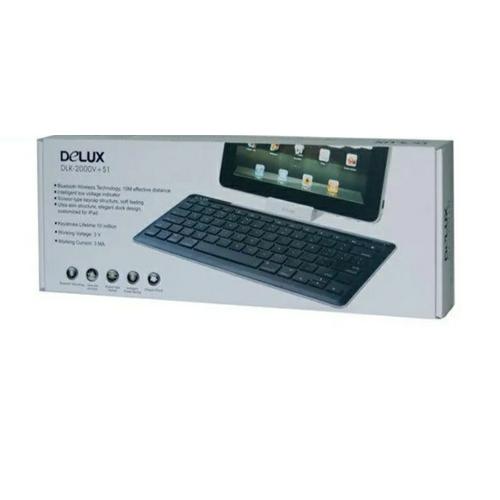 Jual DELUX DLK-2000V+S1 BLUETOOTH KEYBOARD - Jakarta Barat - Dunia Mas ...