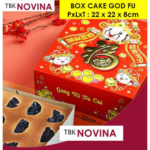 Jual KOTAK KUE IMLEK / BOX KUE CAKE CHINESE NEW YEAR - LONG GOD - Kota ...