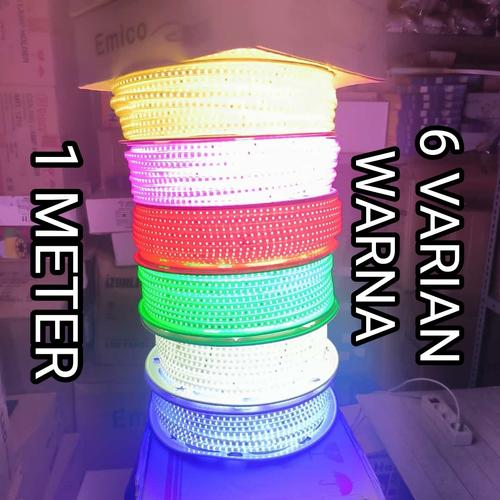 Jual HARGA / 1 METER EMICO LED STRIP LIGHT 2835 120LED/METER IP66 220V ...