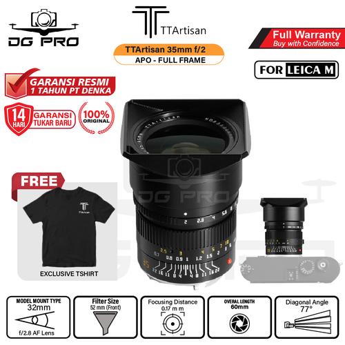 Promo TTArtisan 35mm f2 APO Leica M Fullframe TT Artisan Full Frame ...