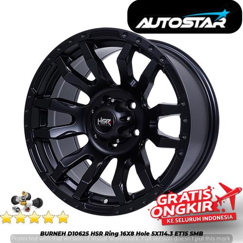 Jual VELG MOBIL RUSH TERIOS XPANDER ESCAPE XTRAIL R15 PCD 5X114,3 BLACK ...