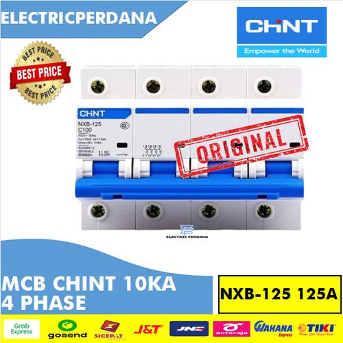 Jual MCB Chint NXB-125 4 Phase 125A 10KA - ORIGINAL-BERKUALITAS-MURAH ...