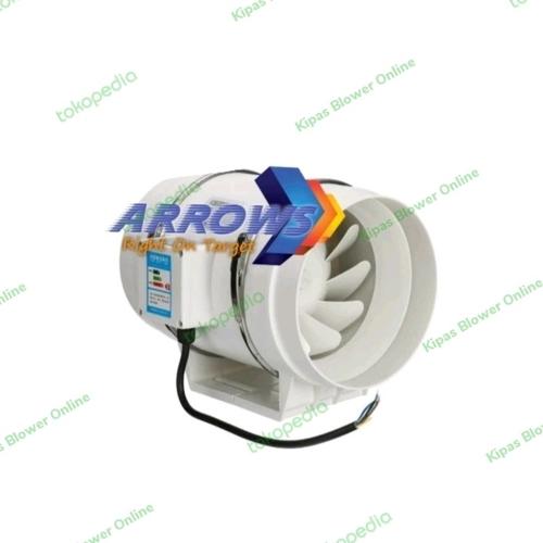 Jual Inline fan 10 inch centrifugal duct inline 10 inch fan pp plastik ...