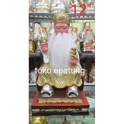 Jual patung datuk / natuk / pak haji kris - kayu - 12 inch - s ...