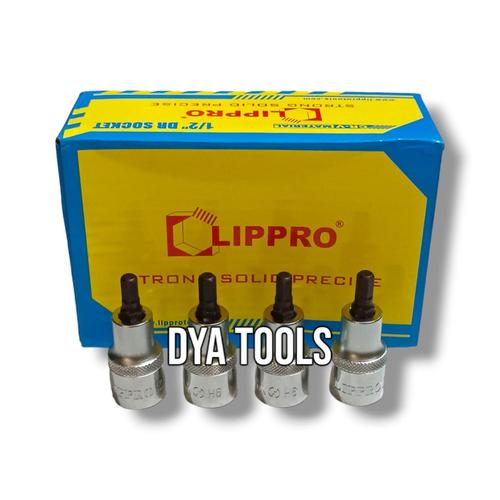 Jual Mata Socket Sock Star Bit LIPPRO 1/2" Kunci L Sok Bintang - T45 ...