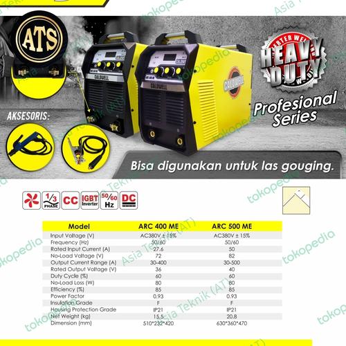 Jual Mesin Las Caldwell 500 ampere Arc 500 ME heavy duty Original - Jakarta Barat - Asia Teknik ...