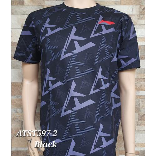 Jual BAJU BADMINTON LINING ATST597 BLACK / BAJU LINING LKY SERIES ATST ...