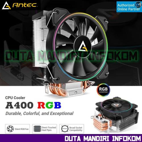 Jual Antec A400 RGB - 120mm 256Color Air CPU Cooler for Intel & AMD ...