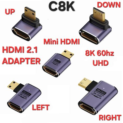 Jual AVPRO C8K UHD HDMI 2.1 8K 60hz to Mini HDMI Adapter - C8K-03 LEFT ...