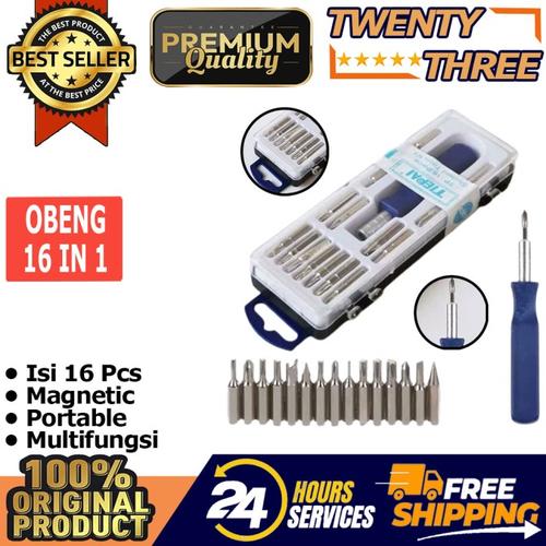 Jual Set Obeng Tool Kit 16 in 1 Untuk HP Android iPhone Laptop Komputer ...
