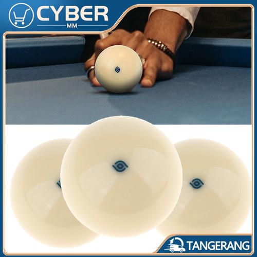 Jual Cue Ball Bahan Resin Bola Cue Putih Titik Biru 6 AAA Ukuran 57.2mm ...