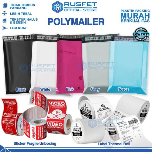 Jual Polymailer PACK + Perekat Amplop Plastik Kantong Packing Online ...