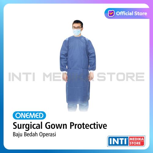Promo ONEMED - Surgical GOWN PROTECTIVE Non Sterile | APD Baju Bedah ...