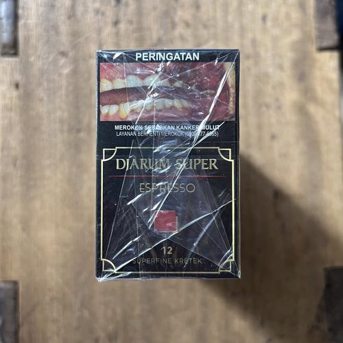 Jual Rokok DJARUM SUPER ESPRESSO 12 BATANG - Superfine Kretek Slop Pak ...