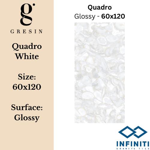 Jual Quadro White Infiniti | 60x120 | Glossy | Infiniti Granite Tile ...
