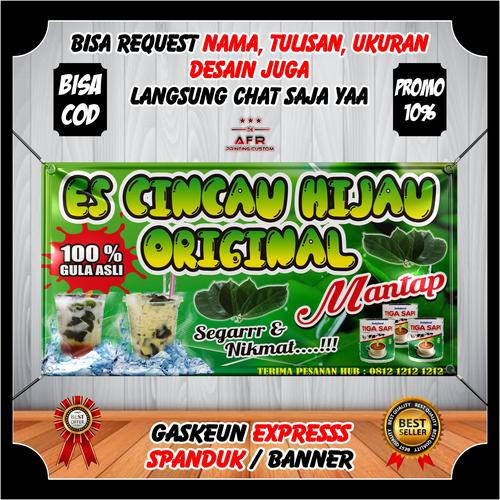 Jual COD. Spanduk Es Cincau Original Banner Jualan Es Cincau - 200 X 80 ...