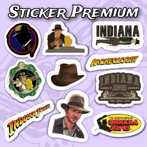 Jual Sticker Indiana Jones Pack 10 pcs premium waterproof - Kota Depok ...
