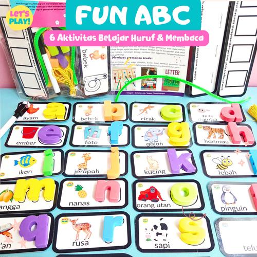 Jual Fun ABC Lets Play belajar huruf abjad alfabet baca tulis worksheet ...