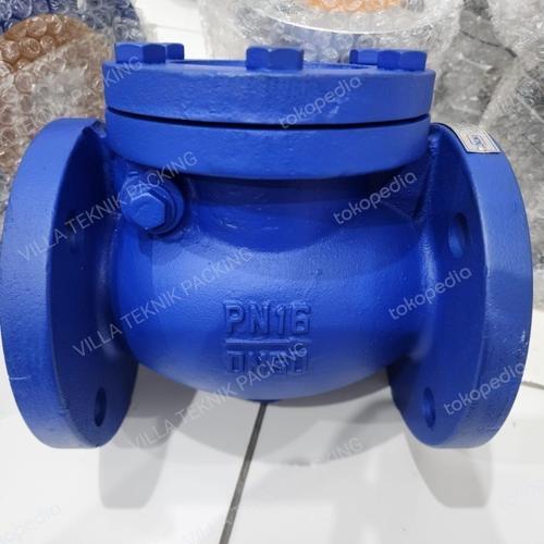 Jual Swing Check Valve Cast iron Flange PN16 UKURAN 21/2" inch /DN65 ...