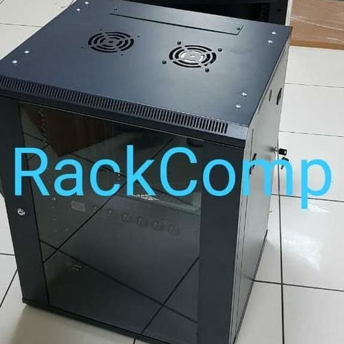 Jual ZL Rack server 12u / Wallmount Rack 12u Depth 600mm Double Door ...