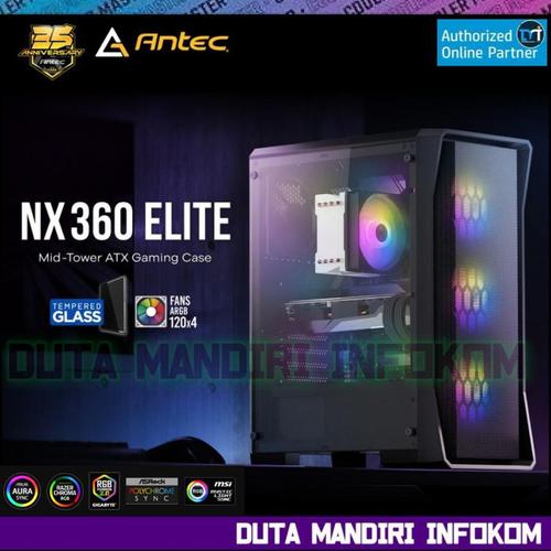 Promo Antec NX360 ELITE - ARGB Tempered Glass Mid Tower ATX Gaming Case Cicil 0% 3x - Jakarta ...