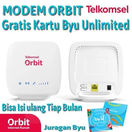 Jual [ BISA COD ] Modem Orbit Telkomsel Bonus Kartu Byu Unlimited ...