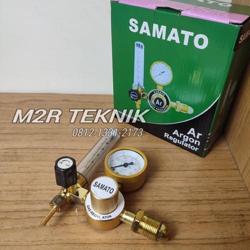 Jual samato argon regulator las / tabung las argon regulator SAMATO ...