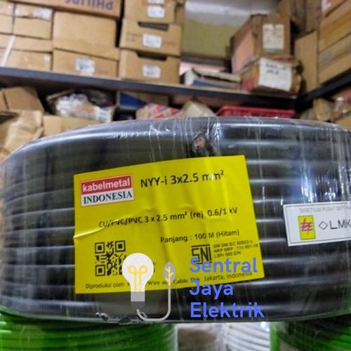 Jual KABEL NYY 3x2,5 3x2.5 mm 100 (METER) KABEL METAL INDONESIA ...