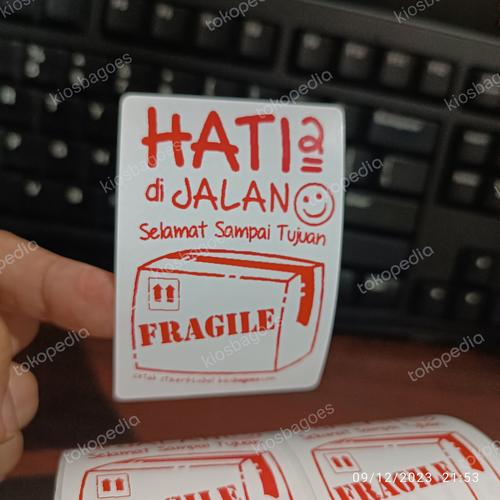 Jual Sticker Fragile Hati Hati Di Jalan - Jakarta Barat - kiosbagoes ...