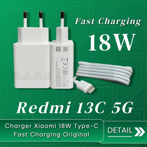 Jual Charger Xiaomi Redmi 13C 5G Original Fast Charging USB Type C 18W - Kota Tangerang - Oase ...