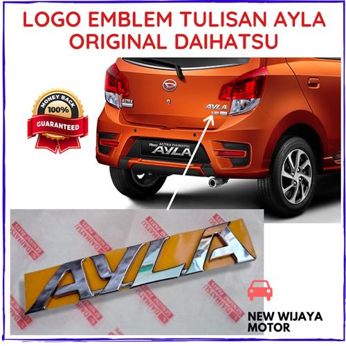 Jual LOGO EMBLEM BAGASI BELAKANG DAIHATSU AYLA ORIGINAL - Kota Bekasi ...