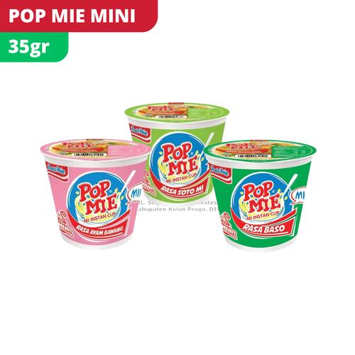 Jual Pop Mie Mini 35gr - Aneka Rasa Goreng & Kuah - Mie Instant Siap ...