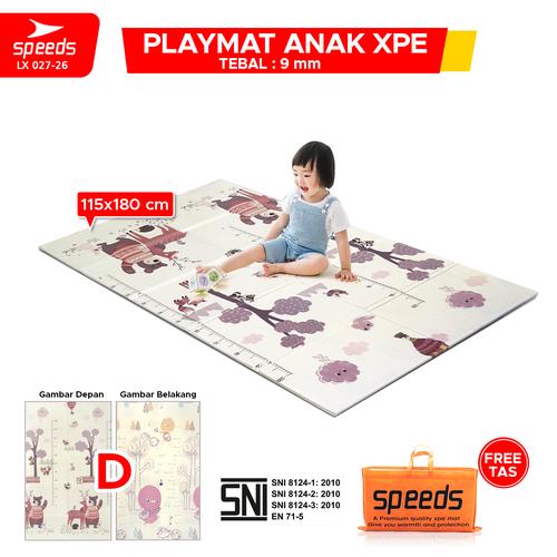 Promo SPEEDS Karpet Playmat Lipat Matras Bayi Bermain 115x180cm 9mm 027 ...