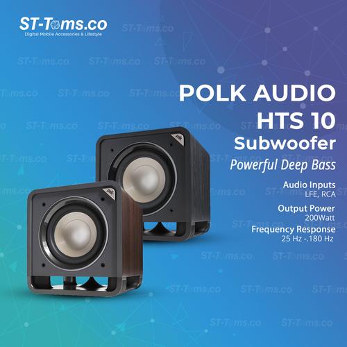 Promo Polk Audio HTS 10 HTS10 Powered Subwoofer 10" Woofer 200Watt ...