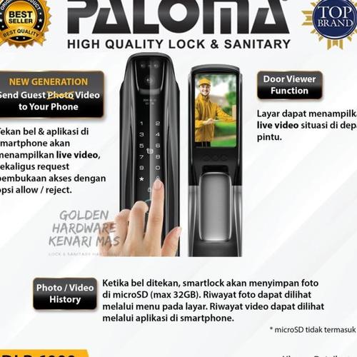 Jual EF PALOMA DLP 6000 Digital Lock Smart Home Kunci Pintu Door Handle ...