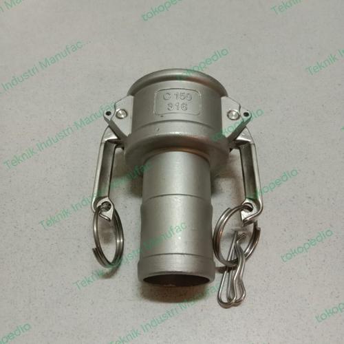 Jual Camlock tipe C400 / SS 316 / 4" inch stainless Steel-camlock ...