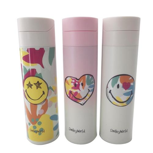 Jual Termos Air Panas - MINISO Smiley World Heart Smile Stainless ...