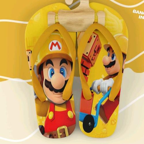 Jual Sandal mario bros anak dewasa sandal jepit mario bros anak dewasa - b - Kota Tangerang ...