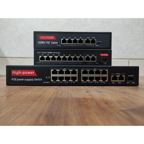 Jual Smart POE Switch FULL Gigabit 6 Port with 4 Port POE + 2 Uplink ...