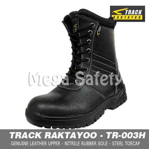 Jual Track Raktayoo A003H Reborn Sepatu Safety Boot Tali Black Hitam ...
